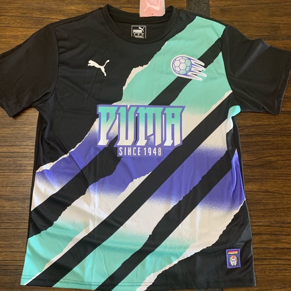 Puma | Shirts | Puma Holiday Retro Jersey | Poshmark